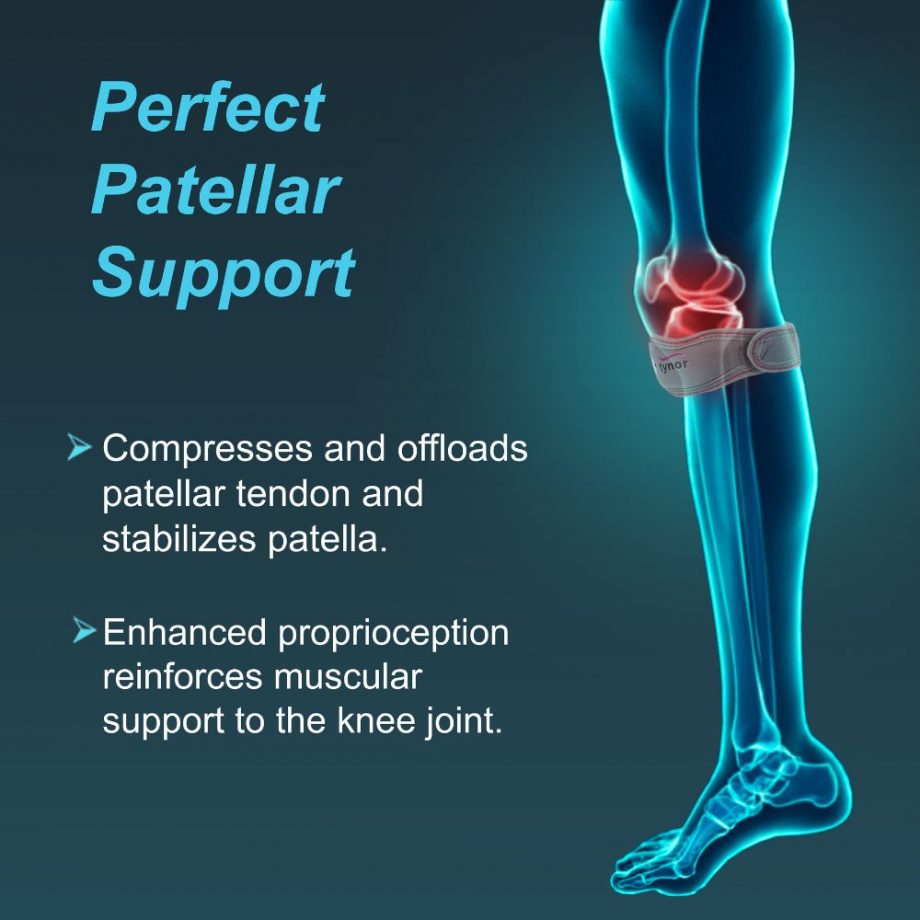 Tynor Patellar Support - Grey, Universal (D 19) - FitMax