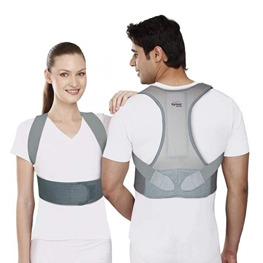 Tynor Posture Corrector, Grey, 1 Unit - FitMax